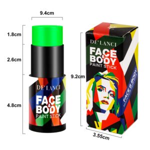 DE'LANCI Neon Green Body Paint Stick