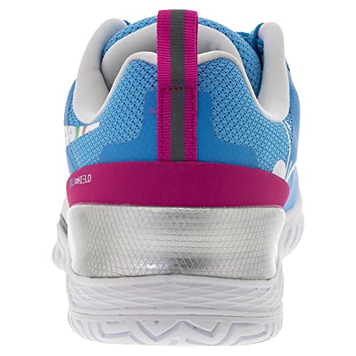 Diadora Women's Blushield Torneo All Ground Tennis Shoe (Sky Blue/White, 8.5)