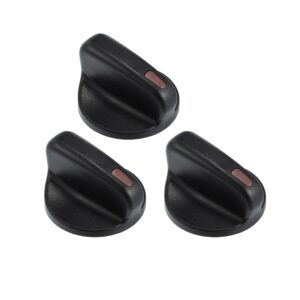 x autohaux 3 pcs car control knob 5590535310 55905-35310 a/c temperature control knob for toyota tacoma 1995-2004