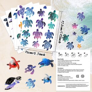 Turtle Temporary Tattoos,20 Sheets 172 Pieces Turtle Themed Tattoos Stickers Party Decoration Supplies favors Body Art for Kids Adults