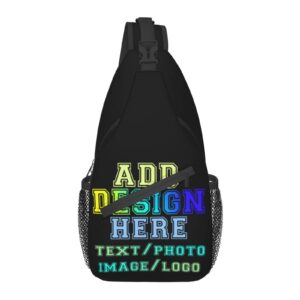 custom crossbody bags personalized sling bag leisure sports outdoor custom bag for men backpack optional color add your own design here