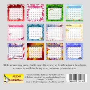 2024 CD-Style Desk Calendar 12 Months Calendar/Planner / (Edition #026)