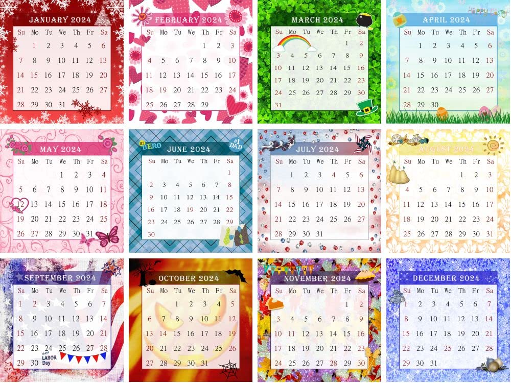 2024 CD-Style Desk Calendar 12 Months Calendar/Planner / (Edition #026)