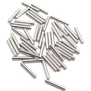 othim 50 pcs dowel pin, 304 stainless steel shelf support pin metal fasten elements used on precise location, diameter 3mm,length 5mm