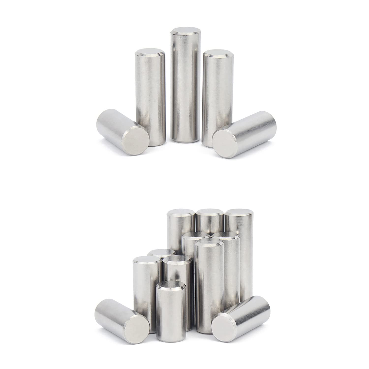 Othim 3.5Mm Dowel Pins, 304 Stainless Steel Dowel Rods Shelf Support Pin Metal Fasten Elements Used on Precise Location, 50 Pcs,Length 16mm