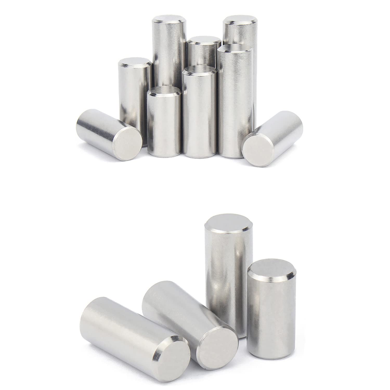 Othim 3.5Mm Dowel Pins, 304 Stainless Steel Dowel Rods Shelf Support Pin Metal Fasten Elements Used on Precise Location, 50 Pcs,Length 16mm