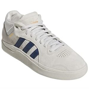 adidas Tyshawn Shoes - Grey/Collegiate Navy/White - 5.0