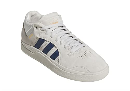 adidas Tyshawn Shoes - Grey/Collegiate Navy/White - 5.0