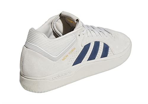 adidas Tyshawn Shoes - Grey/Collegiate Navy/White - 5.0