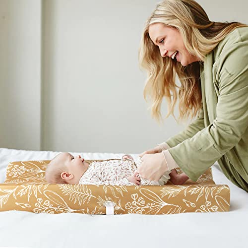 GRSSDER Stretch Ultra Soft Jersey Knit Changing Pad Cover Set 2 Pack, Change Table Pad Covers Fit 32"/34" x 16" Pads Safe and Snug, Stylish Jungle Deer Pattern for Baby