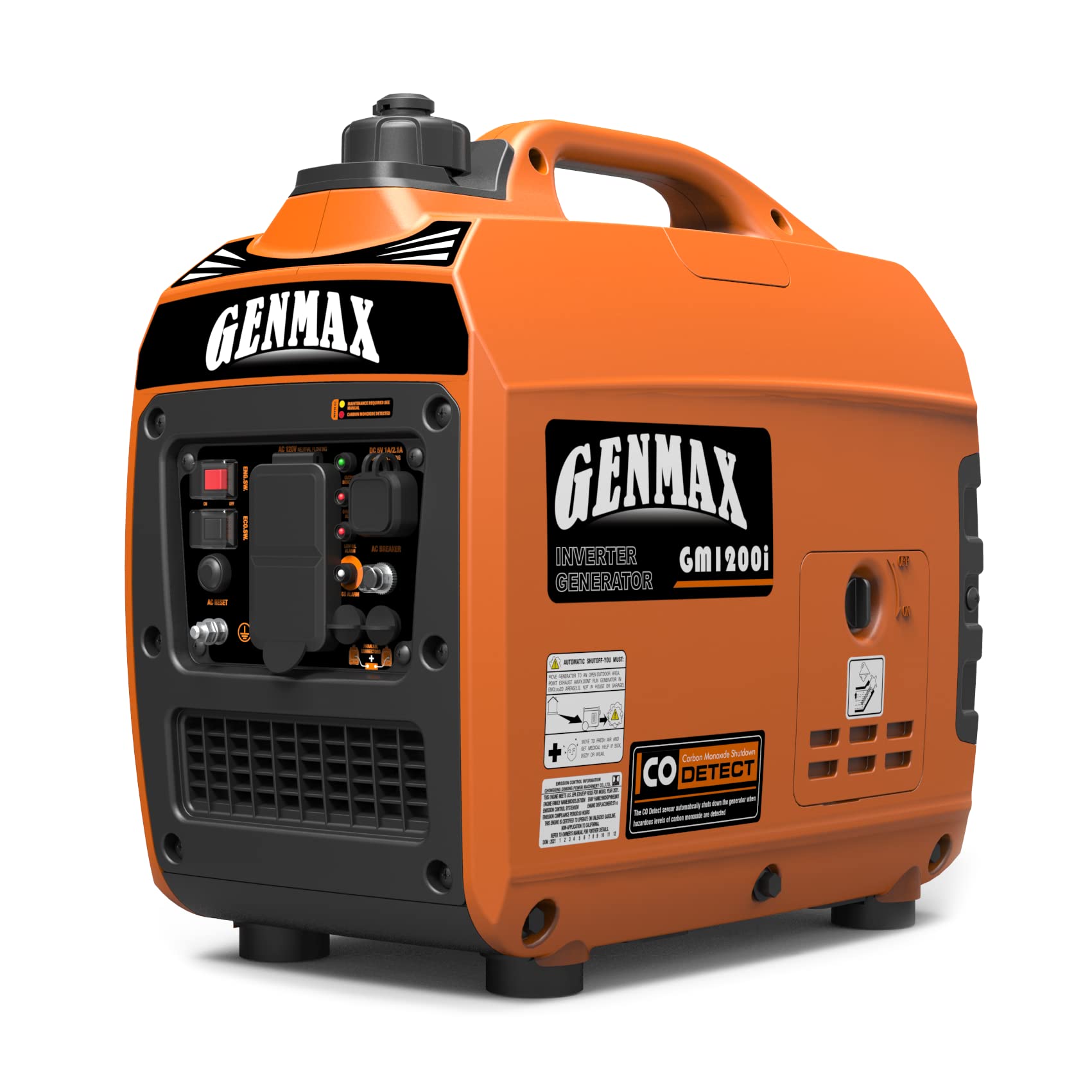 GENMAX Outdoor Power Equipment GM2800iA Super Quiet Portable Inverter Generator EPA Compliant(GM2800iA)