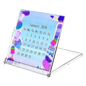 2023-2024 CD-Style Desk Calendar 16 Months Calendar/Planner / (Edition #025)