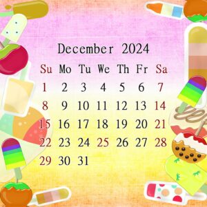 2023-2024 CD-Style Desk Calendar 16 Months Calendar/Planner / (Edition #025)