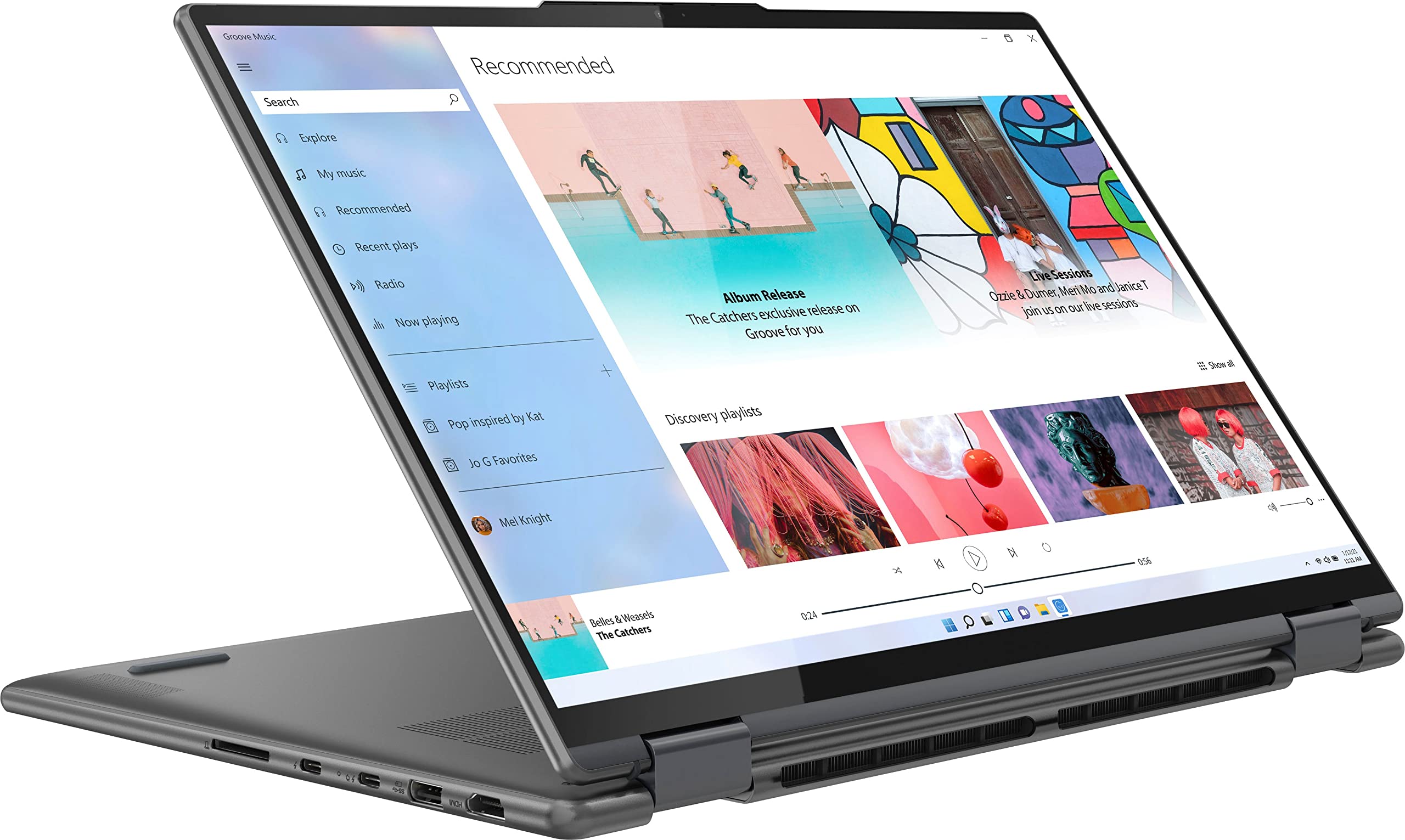 Lenovo Yoga 7i 2-in-1 Laptop, 16" 2.5K Touchscreen, Intel 12th Evo Platform 12-Core i5-1240P, 8GB LPDDR5 RAM, 512GB SSD, Intel Iris Xe Graphics, Backlit KB, FP, Win11 H, W/Stylus Pen