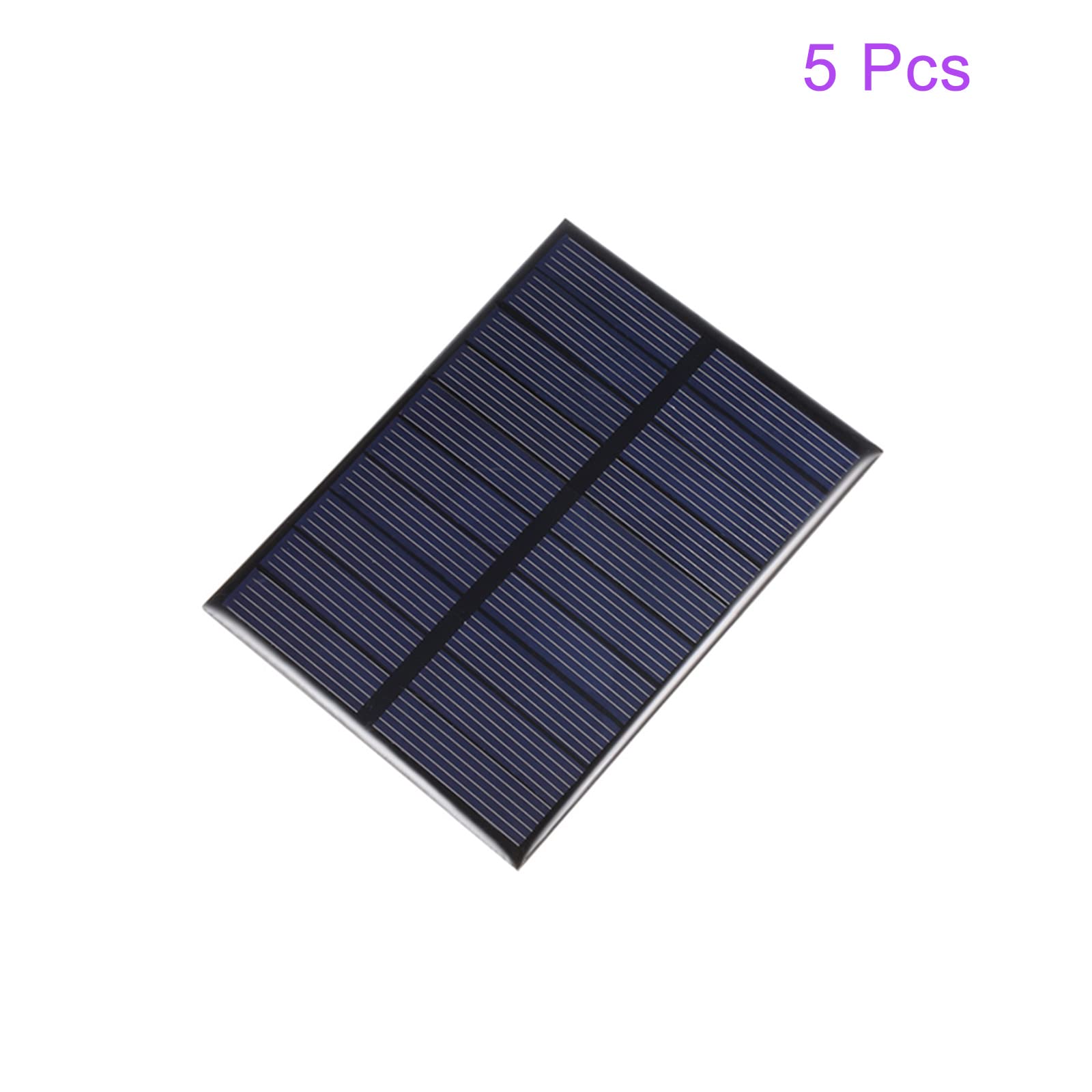 DMiotech 5 Pack 5V 1.2W 110mm x 69mm Mini Solar Panel Cell for DIY Electric Power Project