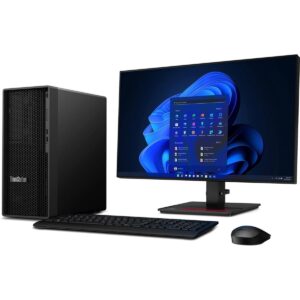 Lenovo ThinkStation P358 Tower Workstation, AMD Ryzen 9 PRO 5945 3.0GHz, 32GB RAM, 1TB SSD, NVIDIA T1000 8GB, Windows 11 Pro