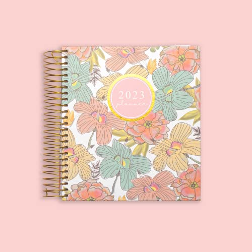 KITLIFE 2023 Keeping it Together Daily Planner | Chic Women’s Planner with Monthly Calendar – Spiral Bound Hardcover Appointment Book – Schedule Your Business Day – Agenda with Premium Paper, Floral