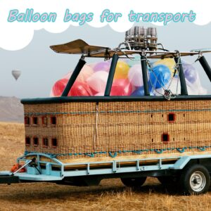 Large Balloon Bags for Transport Clear Balloon Drop Bag Plastic Bags for Balloons Big Balloon Carrying Bag Giant Storage Bags for Birthday Celebration Eve Party Supplies (98.4 x 59.1 Inch,2 Pcs)