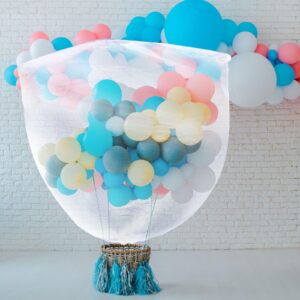 Large Balloon Bags for Transport Clear Balloon Drop Bag Plastic Bags for Balloons Big Balloon Carrying Bag Giant Storage Bags for Birthday Celebration Eve Party Supplies (98.4 x 59.1 Inch,2 Pcs)