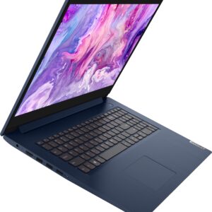 Lenovo 2023 IdeaPad 3 17.3" HD+ Laptop PC Intel 11th 2-Core i3-1115G4 36GB RAM DDR4 1TB M.2 NVMe SSD Iris Xe Graphics USB-C HDMI WiFi AX BT Webcam Card Reader Blue Windows 11 Pro w/RE Accessories