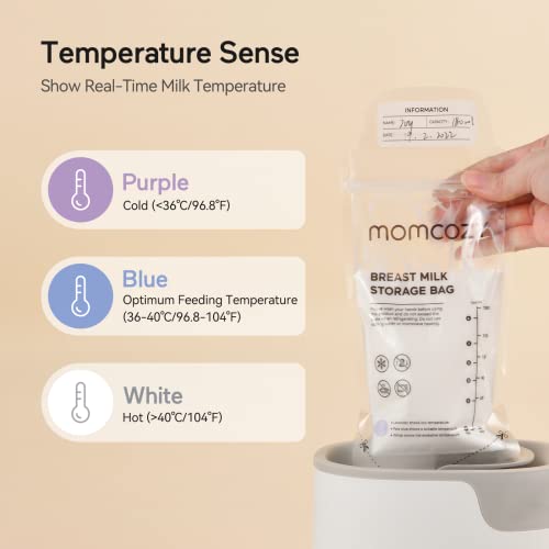 Momcozy Breastmilk Storing Bags 50pcs & Momcozy Smart Baby Bottle Warmer