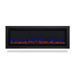 Real Flame 65" Wall- Mount or Recessed Electric Fireplace Insert by Real Flame