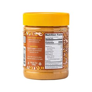 GOOD GOOD Creamy Peanut Butter Keto Friendly - Low Carb & No Added Sugars - Vegan - No Palm Oil or Preservatives - Non-GMO - 12 oz / 340g (Pack of 1)