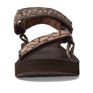 Teva Women's Midform Universal Sandal, Gemina Maple Sugar, 7