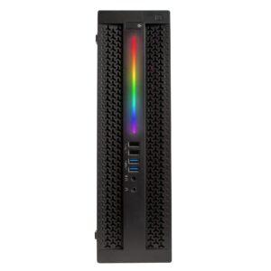 HP EliteDesk 800G1 Small RGB Desktop Computer (SFF) | Quad Core Intel i5 (3.2GHz) | 16GB DDR4 RAM | 500GB SSD + 1TB HDD | 5G-WiFi + Bluetooth | Windows 10 Pro | 24in Monitor | RGB Desk Kit (Renewed)