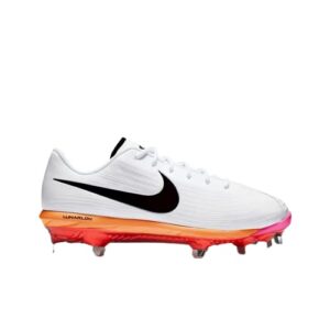 nike lunar hyperdiamond 3 pro white/bright crimson/pink blast women's softball cleat sz 9