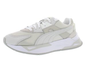 puma - womens mirage sport loom shoes, size: 7 m us, color: vaporous gray/nimbus cloud