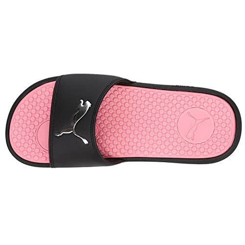 PUMA - Womens Cool Cat Sport Sandals, Size: 10 M US, Color: Puma Black/Peony/Puma Silver