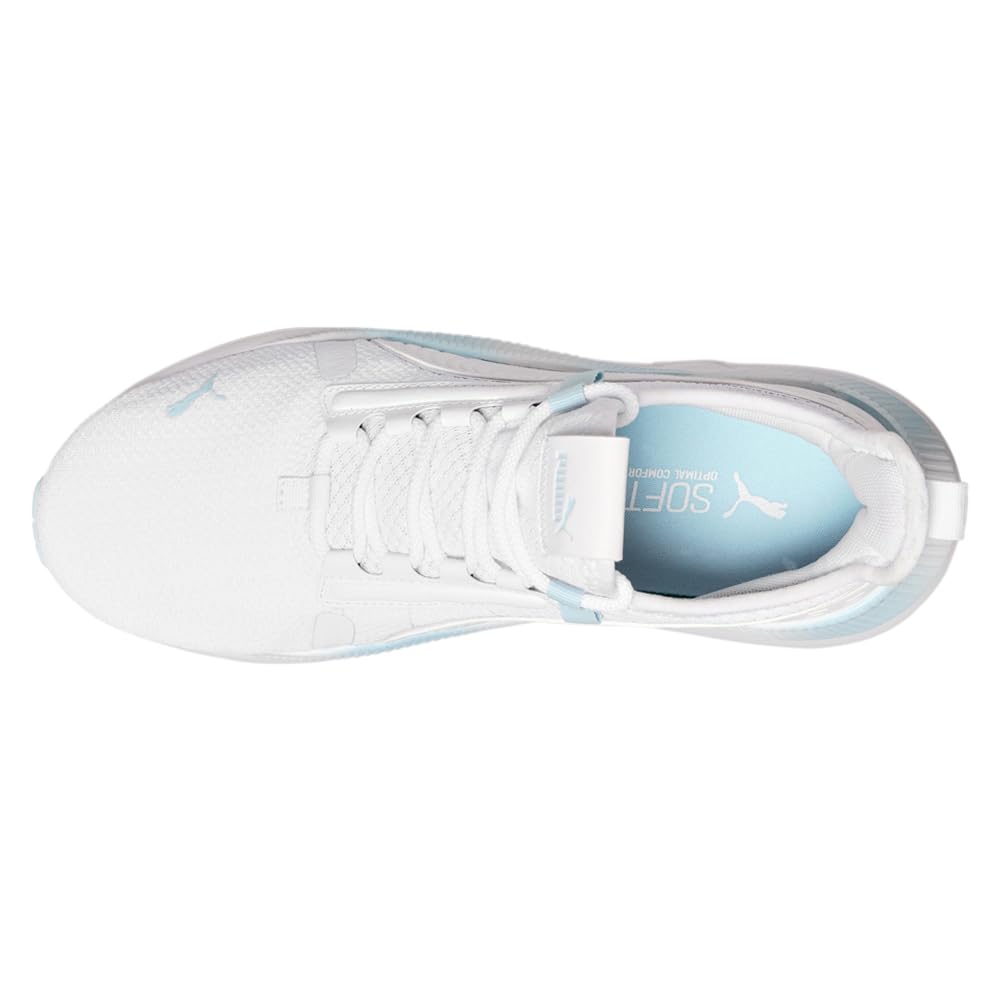 PUMA Pacer Future Street Shine Puma White/Light Aqua 8 B (M)