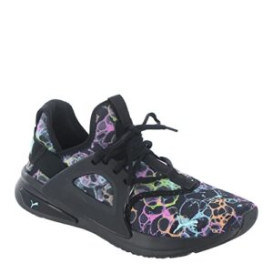 PUMA Softride Enzo Evo Bubble Dye Womens Sneaker 95 BM US BlackMulti