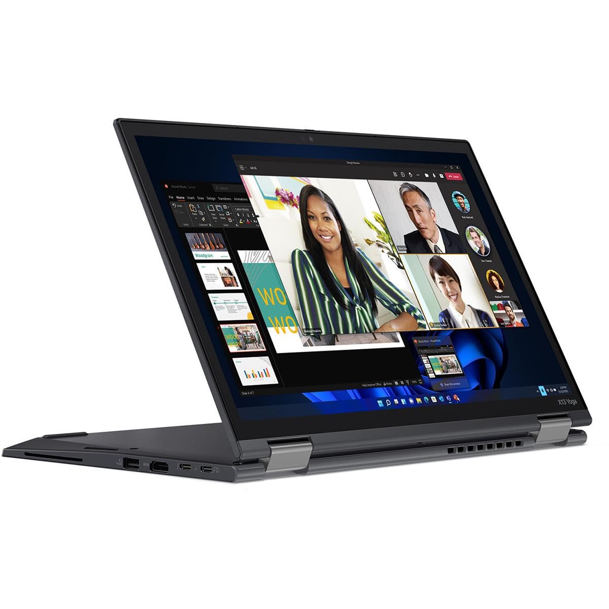 Lenovo ThinkPad X13 Yoga Gen 3 21AW002QUS 13.3" Touchscreen Convertible 2 in 1 Notebook - WUXGA - 1920 x 1200 - Intel Core i7 12th Gen i7-1265U Deca-core (10 Core) - 16 GB Total RAM - 16 GB On-Board