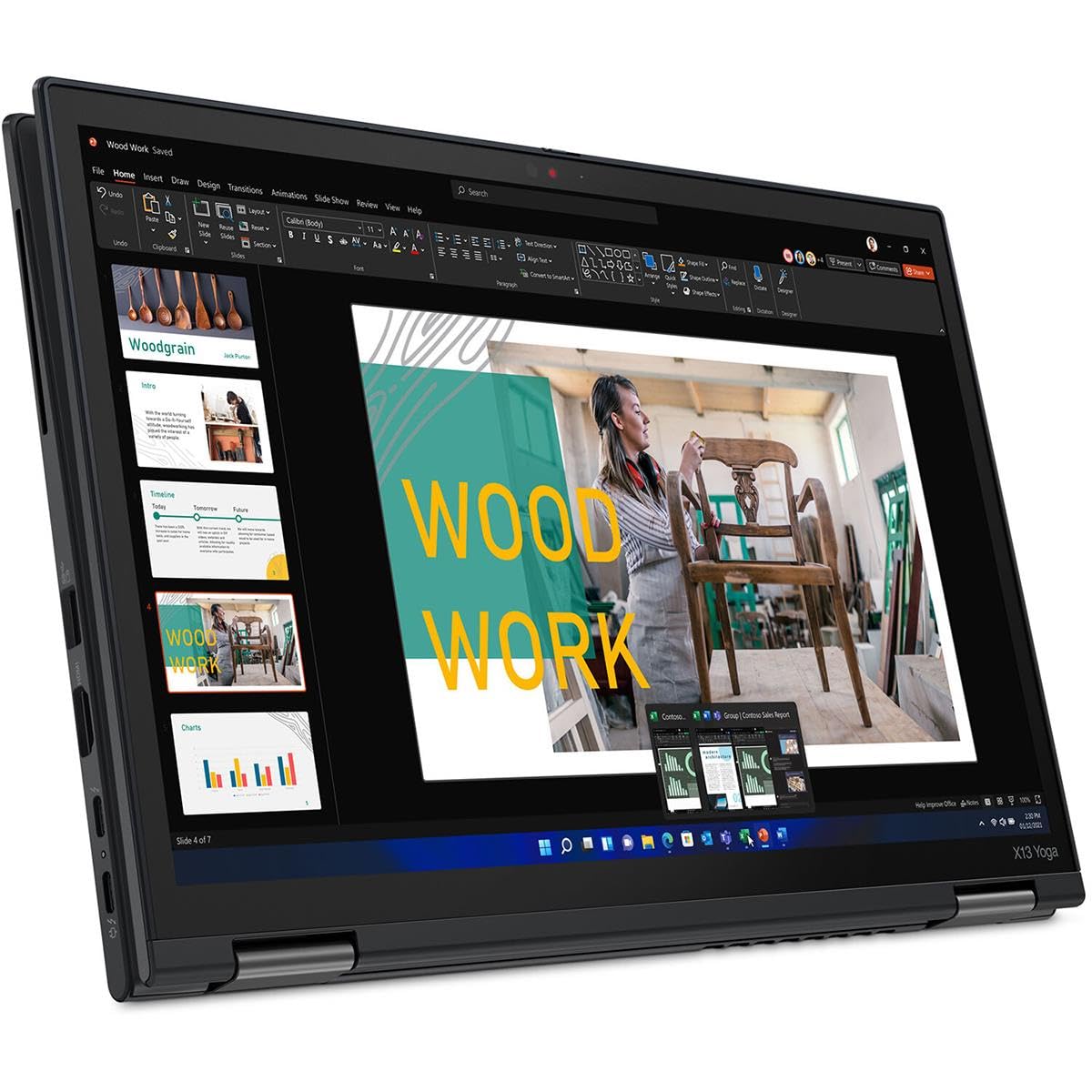 Lenovo ThinkPad X13 Yoga Gen 3 21AW002QUS 13.3" Touchscreen Convertible 2 in 1 Notebook - WUXGA - 1920 x 1200 - Intel Core i7 12th Gen i7-1265U Deca-core (10 Core) - 16 GB Total RAM - 16 GB On-Board