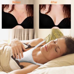 HCBZVV Anti Wrinkle Bra Pillow with 5 Pieces Anti-Wrinkle Chest Pads Set,Breast Wrinkle Prevention, Anti Aging Pillow Breast Support for Women Chest Wrinkle Pillow