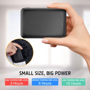 Lyzuepely Heated Vest Battery Pack Power Bank 10000 mAh for Heated Jacket Heating Electric Vest Coat Hoodies for Man for Women