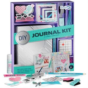 diy journal kit for girls - great gift for 8-14 year old girl - cool birthday easter gifts ideas for teens - fun, cute art & crafts kits for tween teenage kids - scrapbook & diary supplies toy set