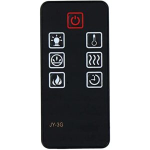 ying ray replacement for ghp pleasant hearth della muskoka electric electric fireplace remote control jy-3g