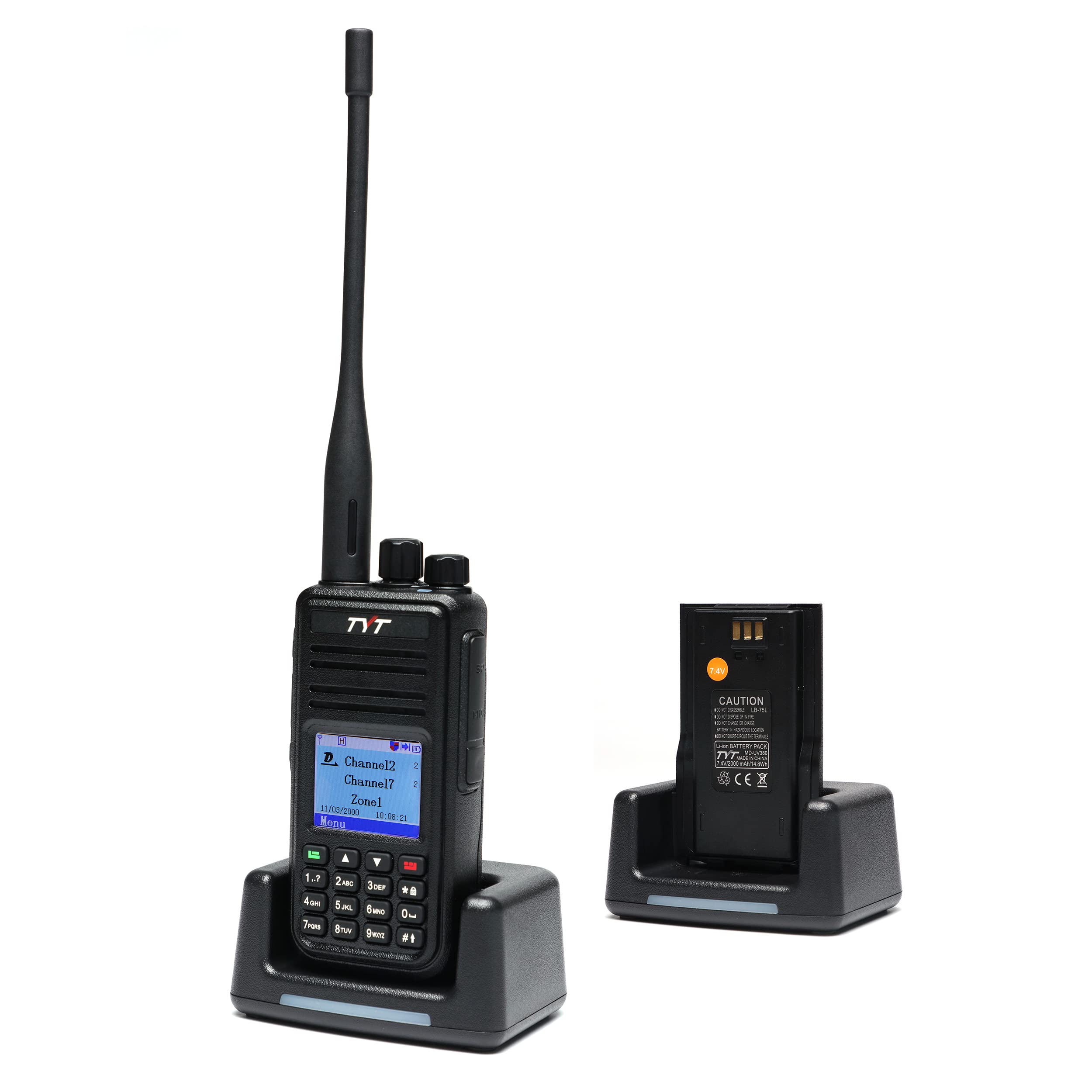 TYT MD-UV380 DMR Two-Way Radio VHF/UHF Dual Band Portable Handheld Radio