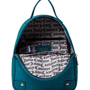 Juicy Couture Pullout Pouch Backpack Block Logo Deep Lake One Size