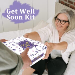 Get Well Soon Gifts for Women,Care Package for Women Encouraging Rehabilitation Gifts for Sick Friends,Get Well Soon Gift Basket with Blanket Tumbler Cup for Friends,Care Package for Sick Friend