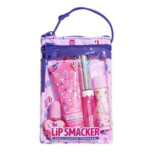 lip smacker holiday christmas original & best glam makeup bag makeup set for girls