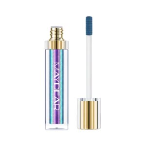 Maydear Chameleon Lipstick, High Pigmented Blue Lipstick for Women Metallic Shine Lip Gloss, Full-Coverage Multichrome Lipstick Long Lasting Rainbow Lip Makeup, Blue Purple(04)