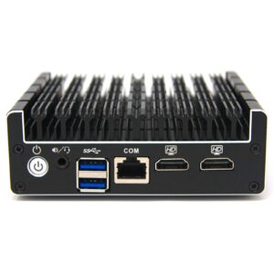 Protectli Vault FW4C - 4 Port, Firewall Micro Appliance/Mini PC - Intel J3710, 2.5G Ports, AES-NI, 8GB DDR3 RAM, 120GB SSD