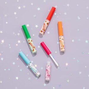 Lip Smacker Holiday Original & Best Flavored Lip Gloss Party Pack, Tropical Punch, Watermelon, Cotton Candy, Spun Sugar, Strawberry