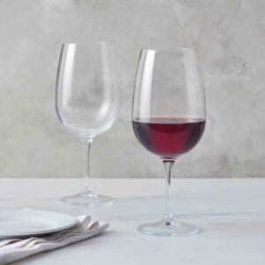 Sur La Table Bistro Red Wine Glasses, Set of 4, Clear