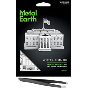 metal earth white house 3d metal model kit bundle with tweezers fascinations