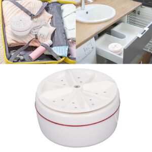 Natudeco Portable Washing Machine Mini Bucket Washing Machine Collapsible Travel Bucket Washer Mini Washing Machine 30w Laundry Washing Tool for Hotel Dormitory Home